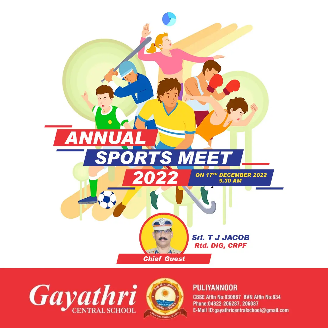 Annual Sports Meet-2022 - CBSE School in Kottayam, Kerala | Gayathri ...