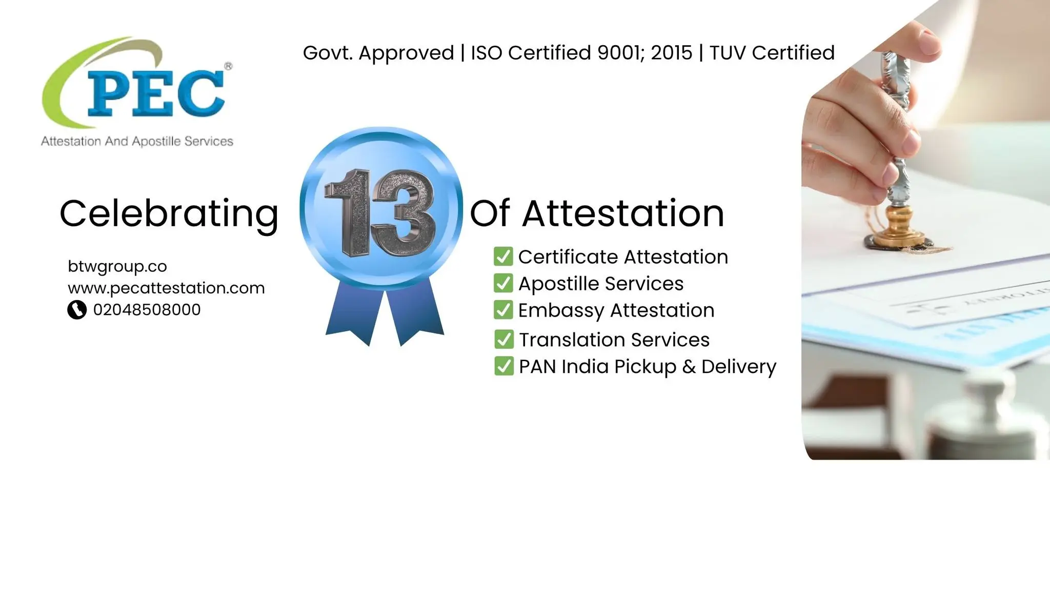 PEC Attestation And Apostille Services - Others, Services, Legal ...